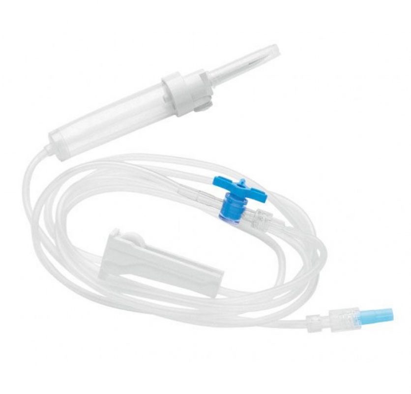 Perfuseur 150 cm set avec prise d’air obturable – Mediforce Care ...